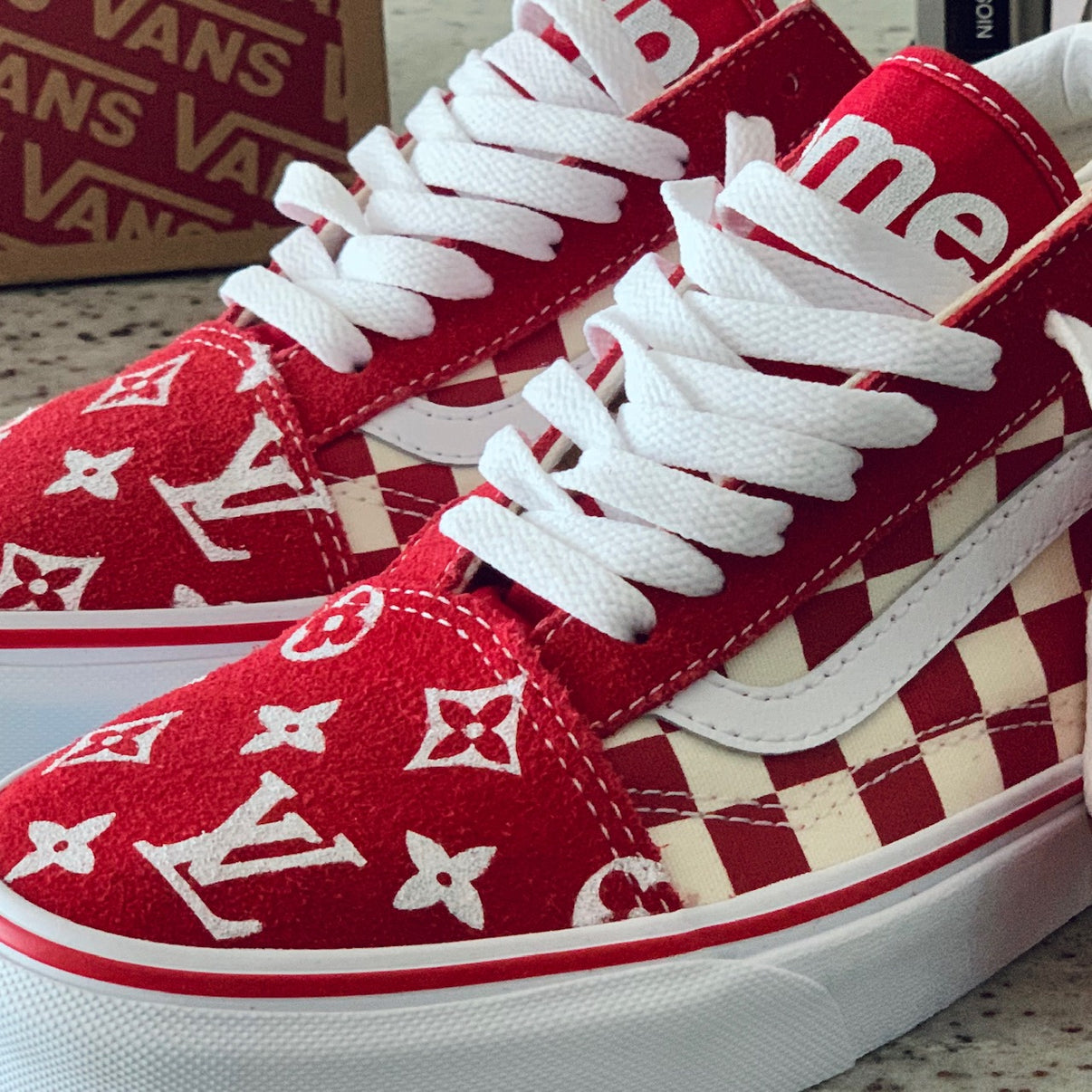Supreme x LV VANS Old Skool CB Louis Vuitton Custom | ARTILLERY CLOSET ...