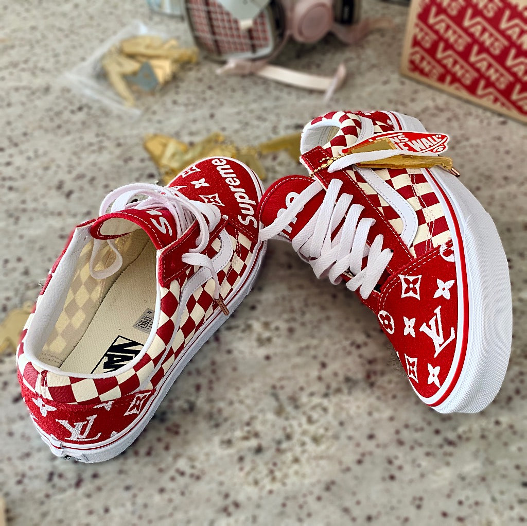 Supreme x LV VANS Old Skool CB Louis Vuitton Custom | ARTILLERY CLOSET ...